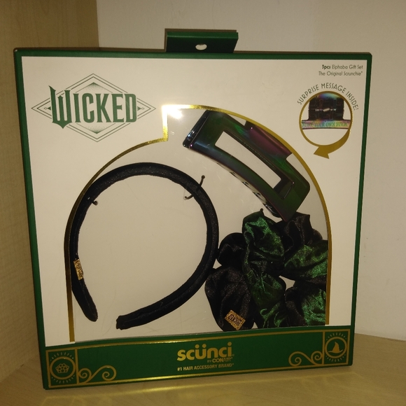 scunci | Accessories | Wicked Elphaba Hair Accessories Gift Set | Poshmark